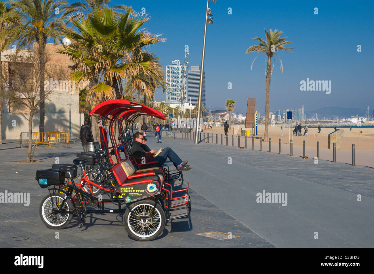 Rickshaw barcelona hi-res stock photography and images - Alamy