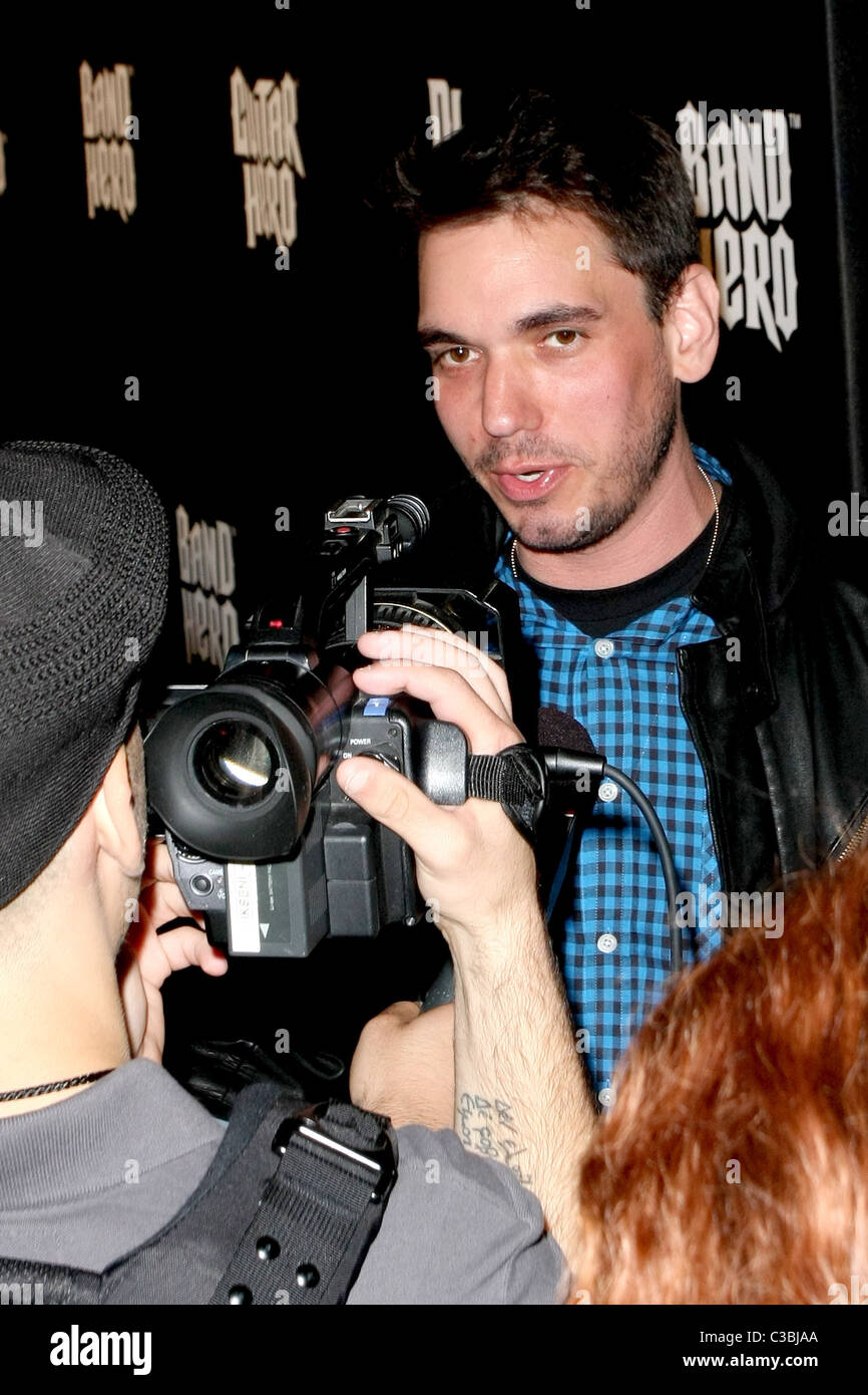 DJ AM aka Adam Goldstein outside the 'DJ Hero' demo night held at the ...