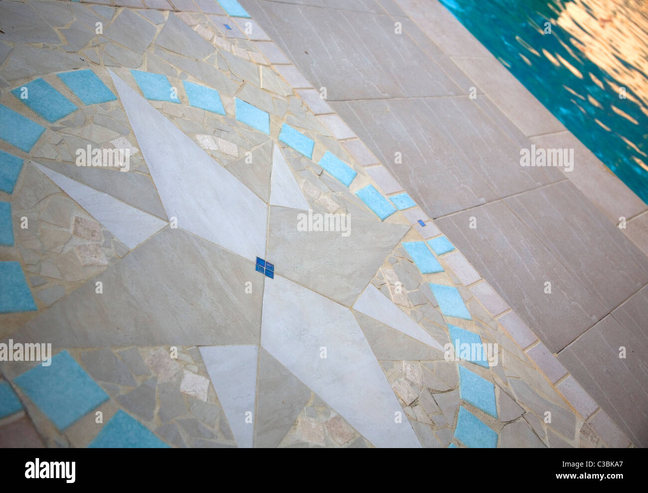 Mosaic compass hi-res stock photography and images - Alamy