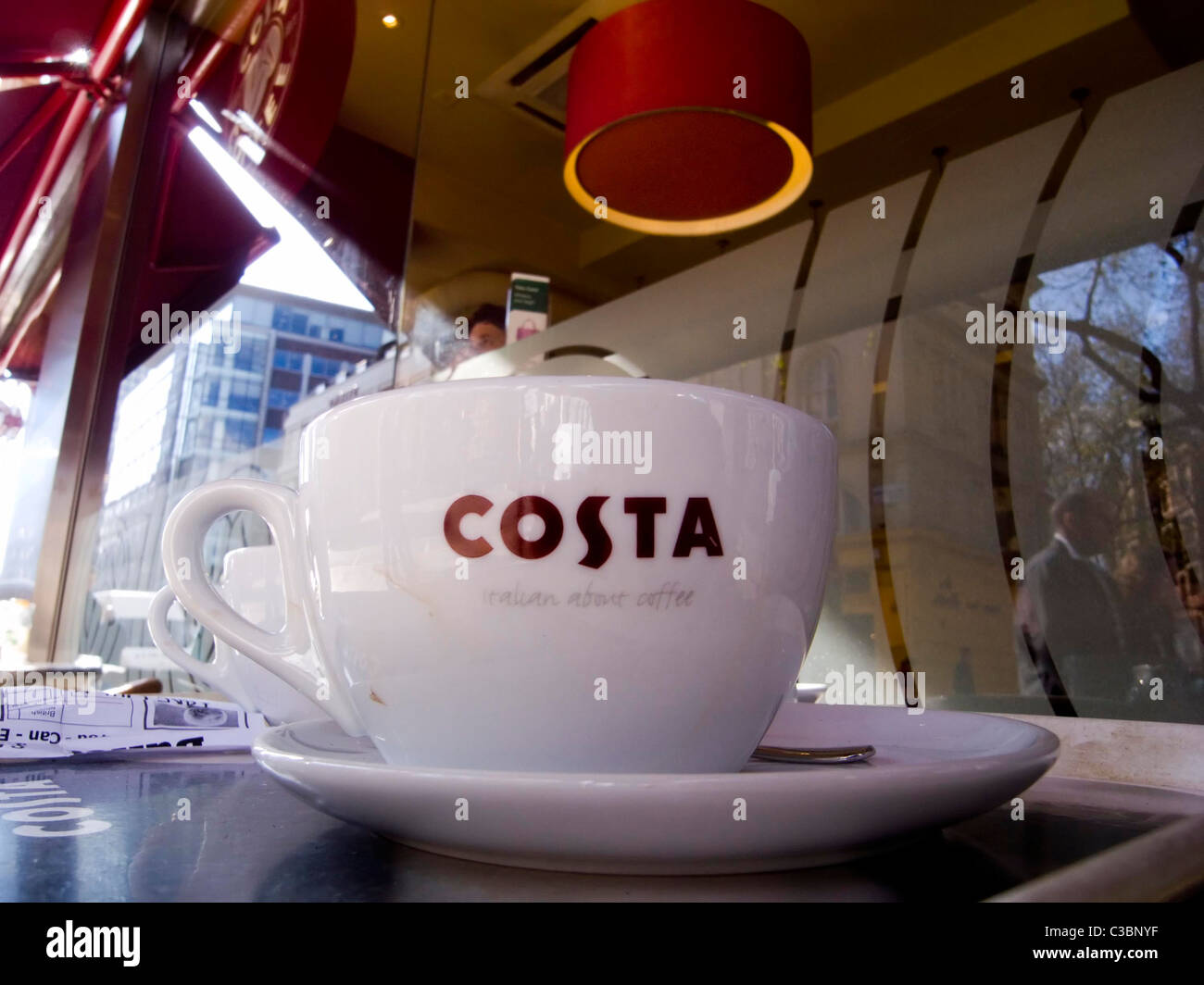 Illustrative image of costa Coffee Stock Photo - Alamy