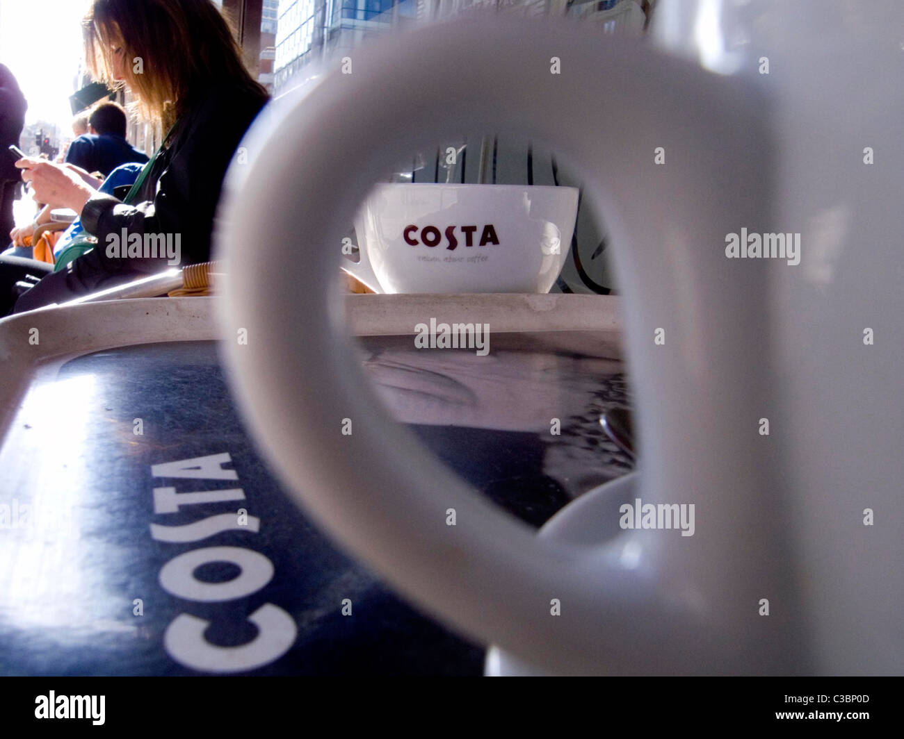 Illustrative image of costa Coffee Stock Photo - Alamy