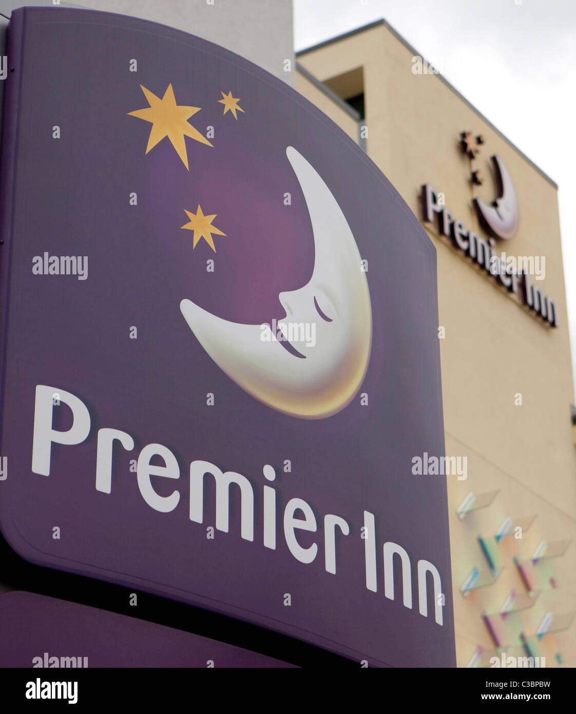 Illustrative image of a Premier Inn Hotel, Cambridge Stock Photo - Alamy