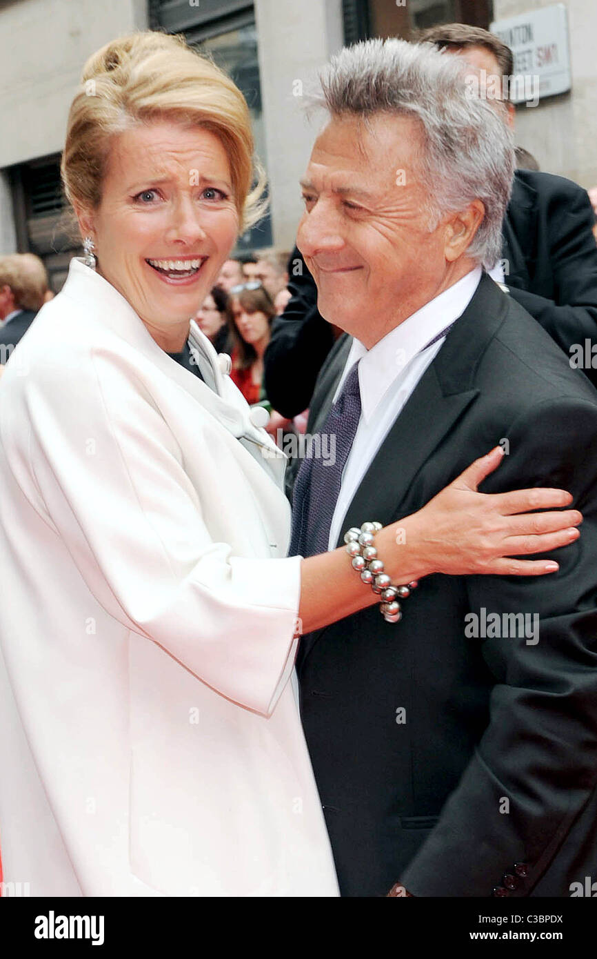 Emma Thompson and Dustin Hoffman 'Last Chance Harvey' UK premiere held ...