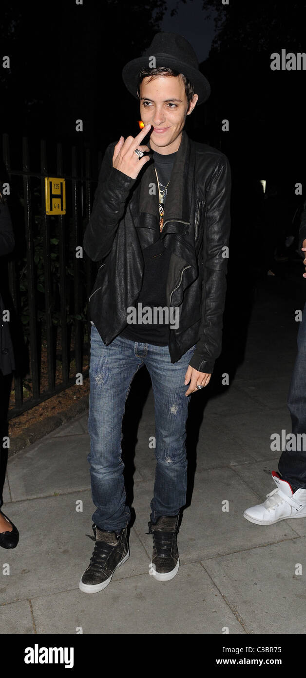 Samantha Ronson arriving at the Bloomsbury Ballroom to support her ...
