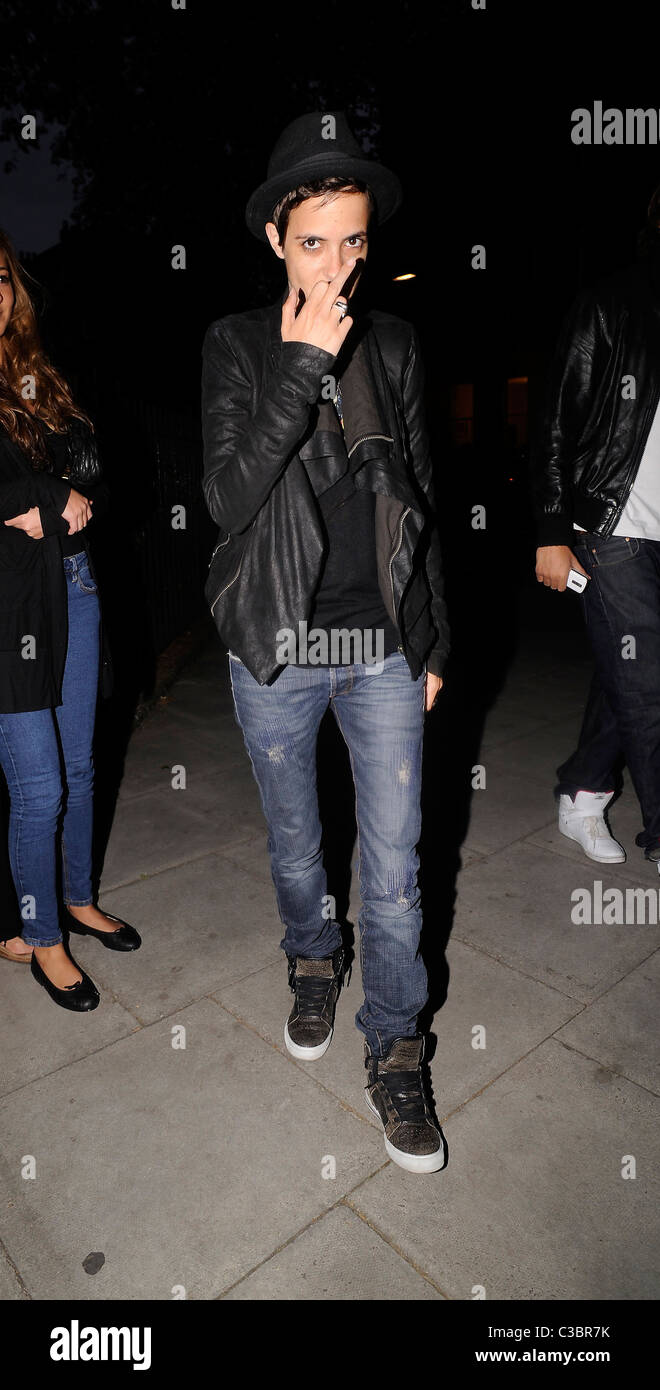 Samantha Ronson arriving at the Bloomsbury Ballroom to support her ...