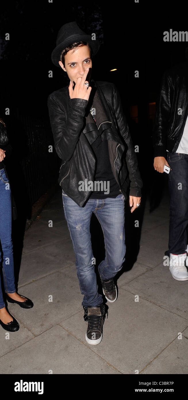 Samantha Ronson arriving at the Bloomsbury Ballroom to support her ...