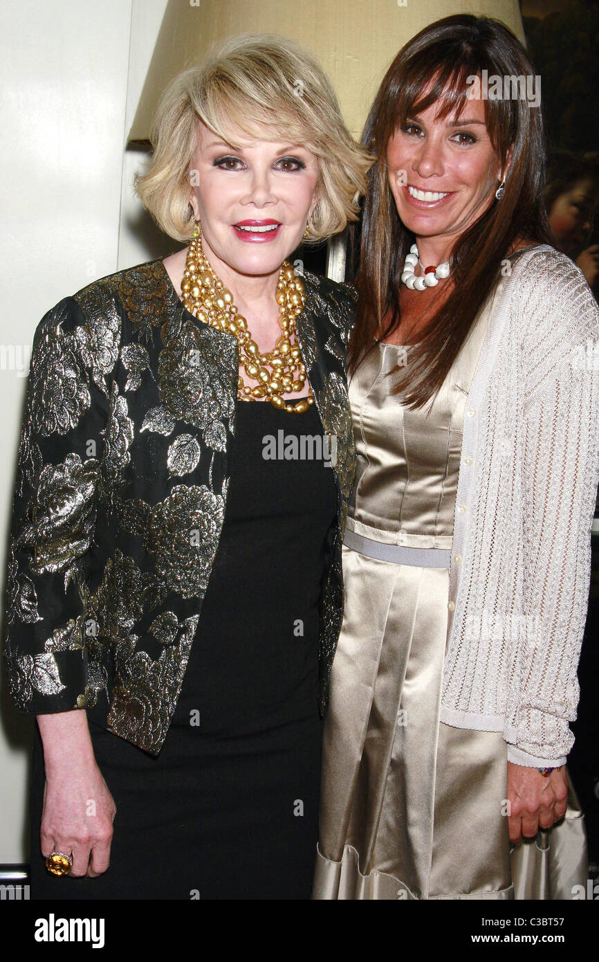 Joan Rivers and her daughter Melissa Rivers Opening night of Debbie ...