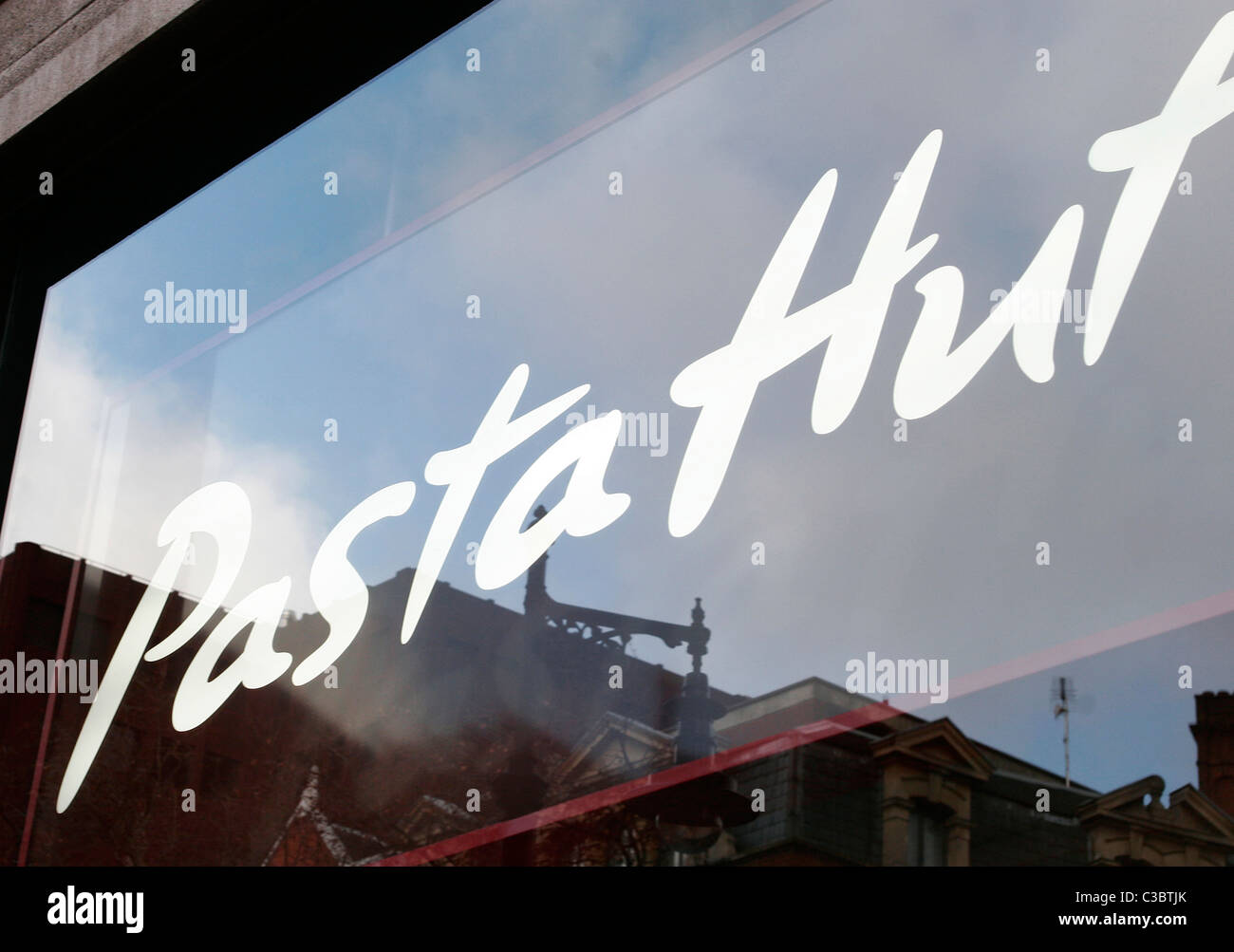 Exterior of a rebranded Pizza Hut store. Pasta Hut was a marketing ...