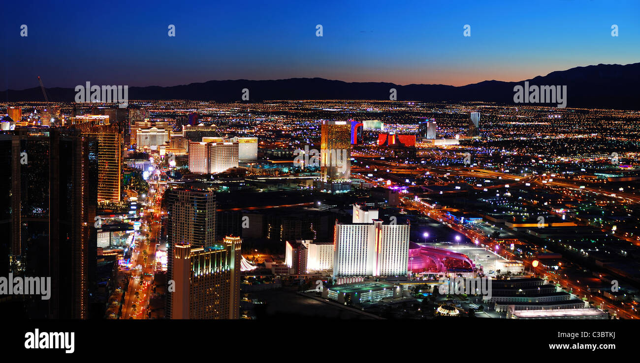 Las Vegas Skyline At Night Las Vegas Skyline At Night Nevada By Nino