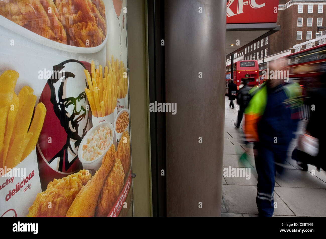 Kfc restaurant on oxford street hi-res stock photography and images - Alamy