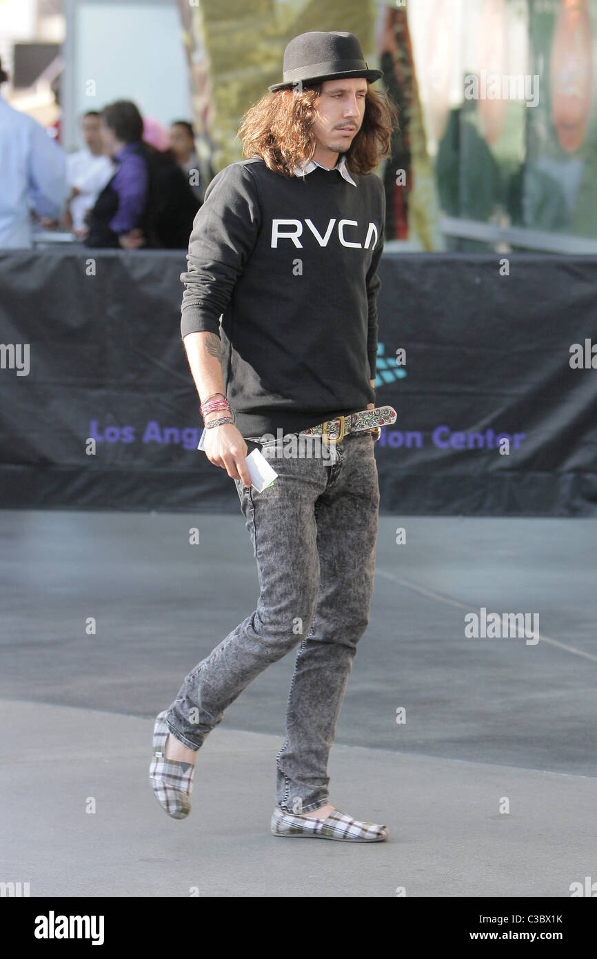 Cisco Adler arriving at the first game of the NBA National Championship ...