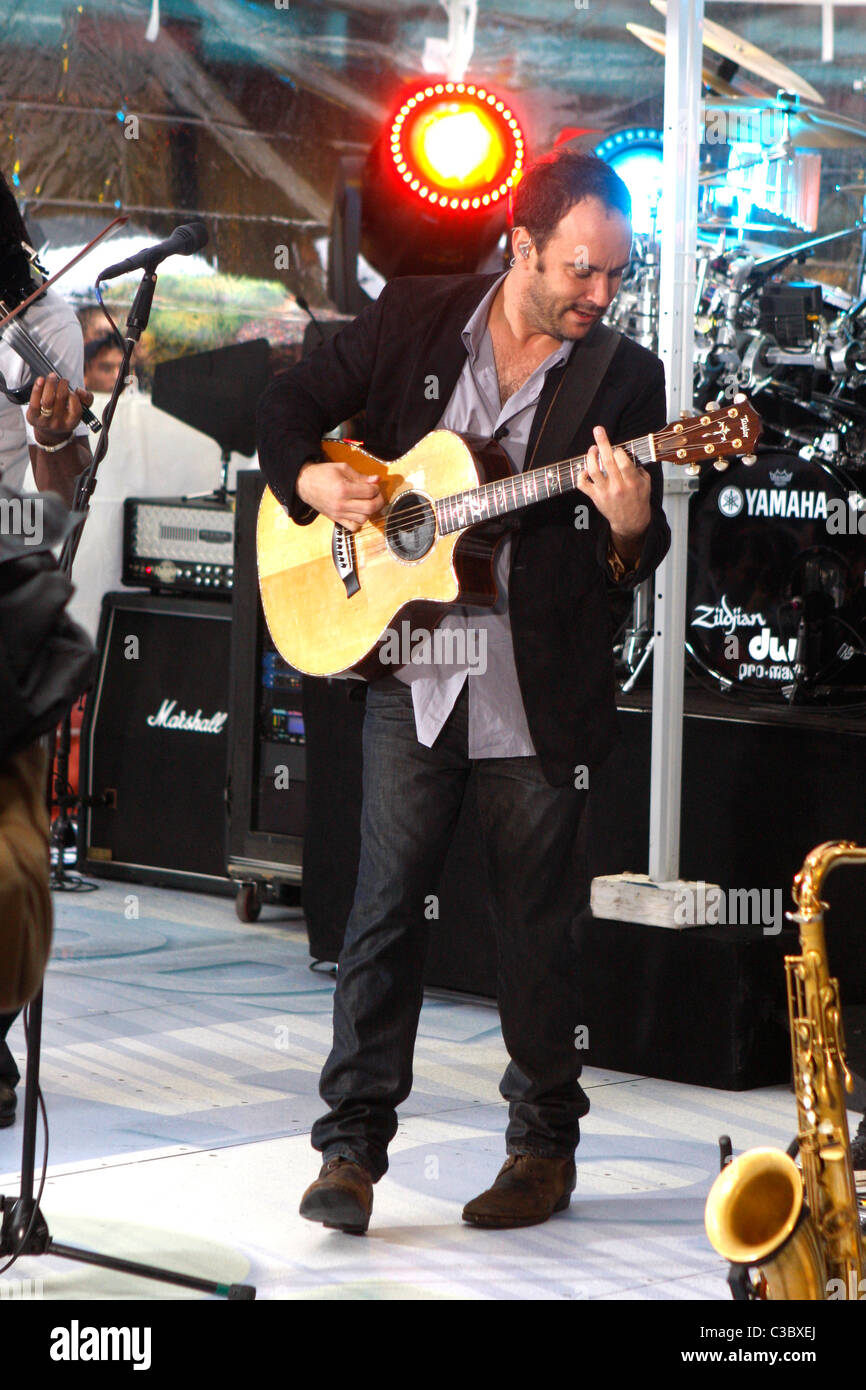 Dave Matthews Band performing live on the Today Show's Concert Series ...