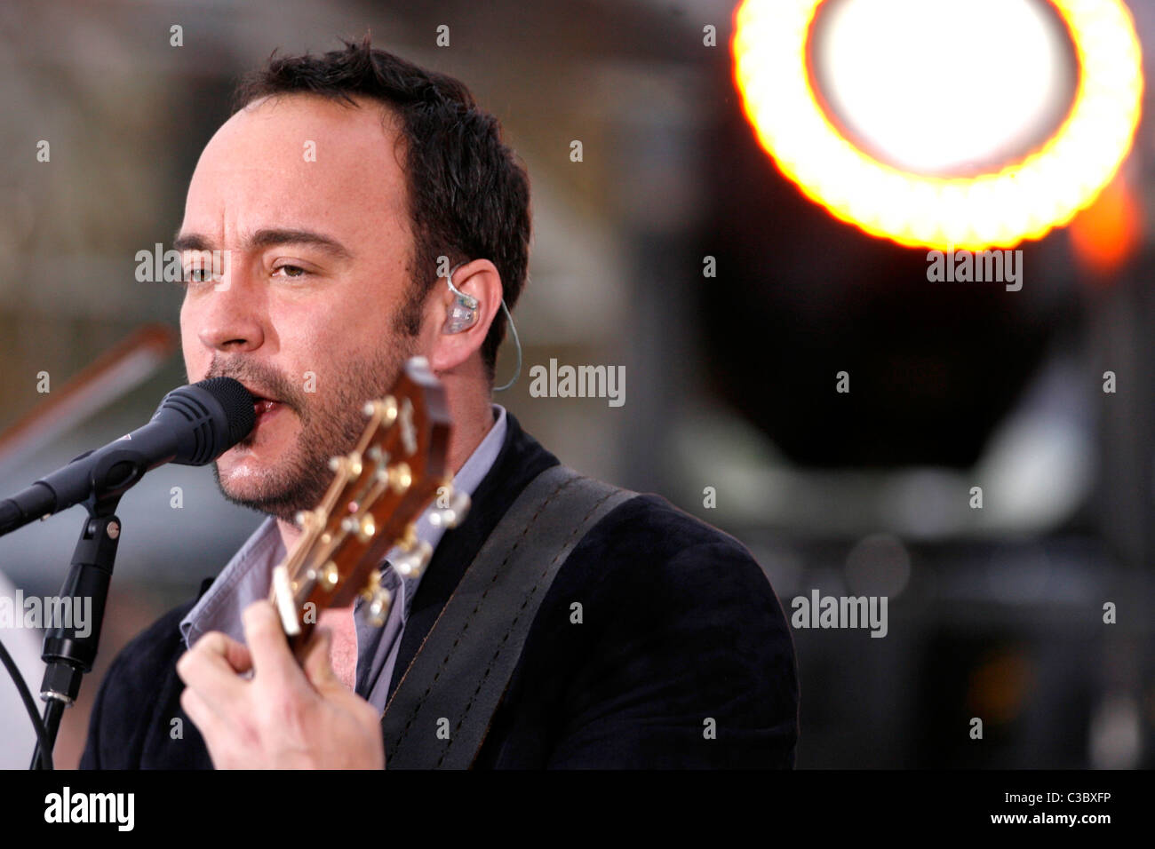 Dave Matthews Band performing live on the Today Show's Concert Series ...