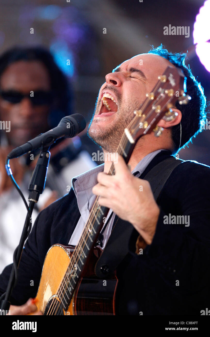 Dave Matthews Band performing live on the Today Show's Concert Series ...