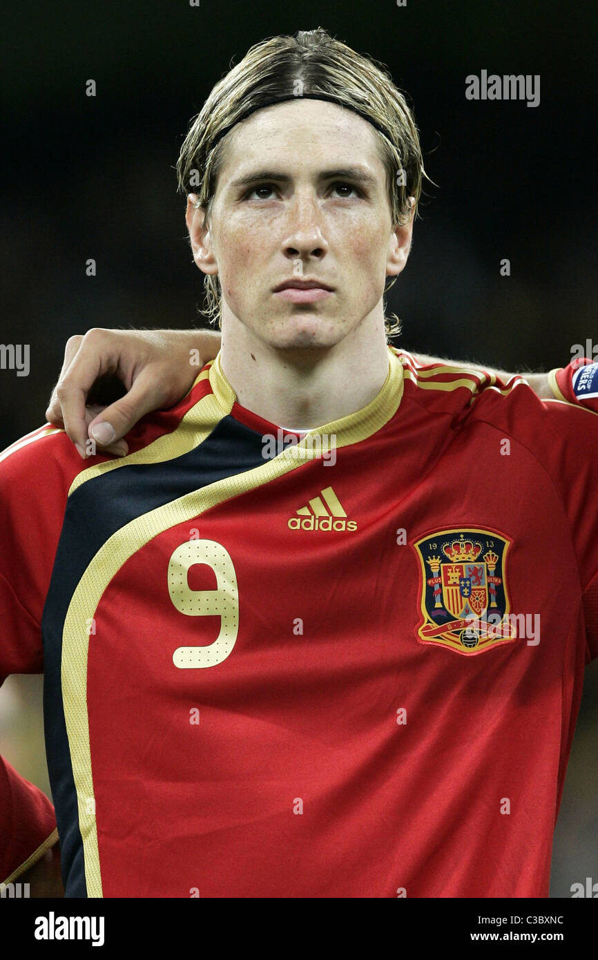 Fernando Torres Spain Vs Turkey held at the Santiago Bernabeu Stadium ...