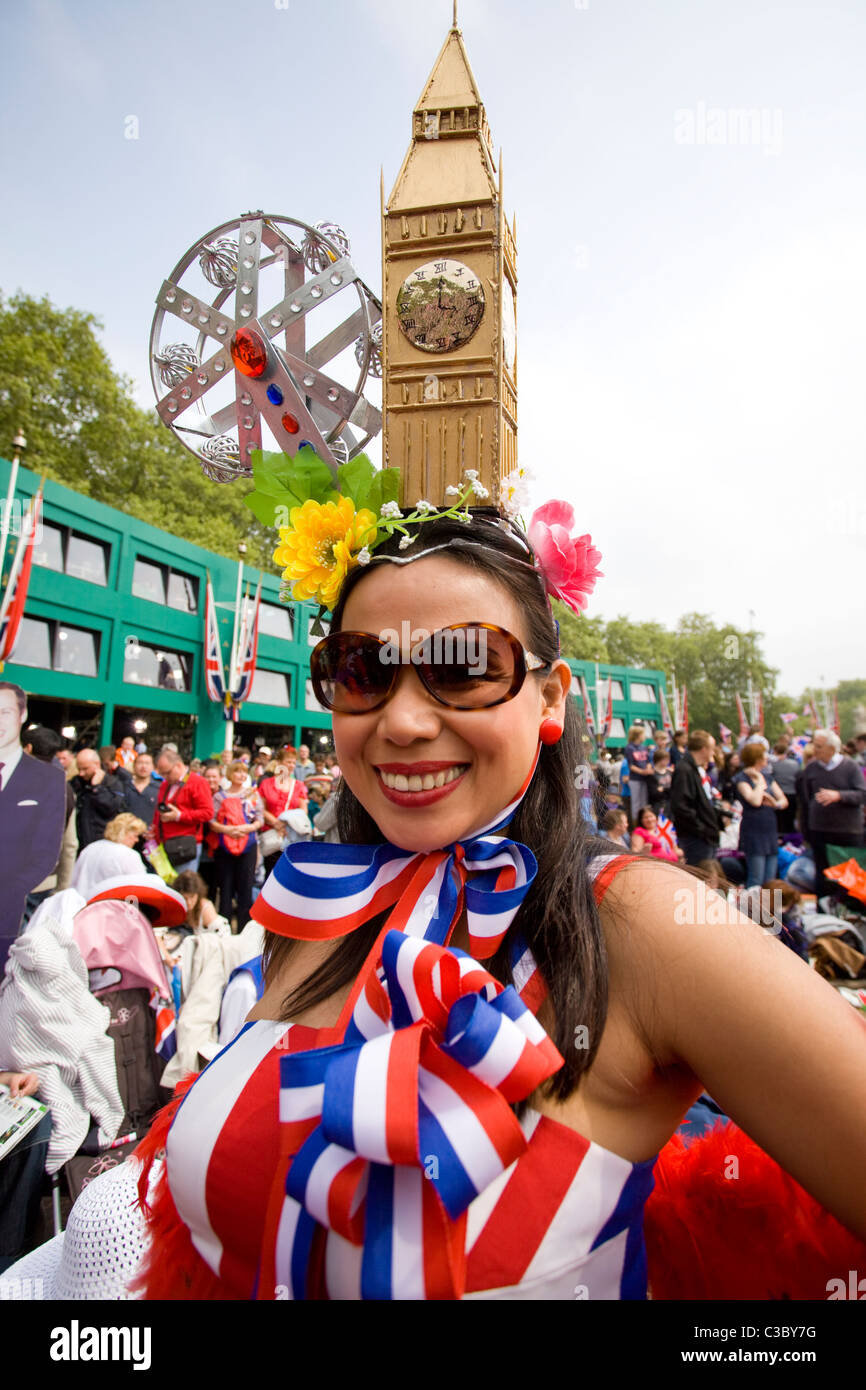 The Royal wedding of Prince William and Kate Middleton. The Royal Mall ...