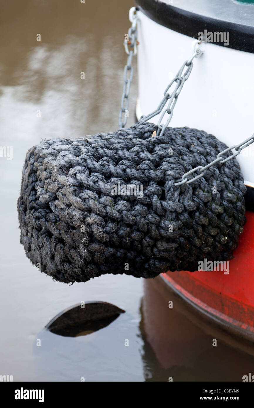 Narrowboat fender hi-res stock photography and images - Alamy