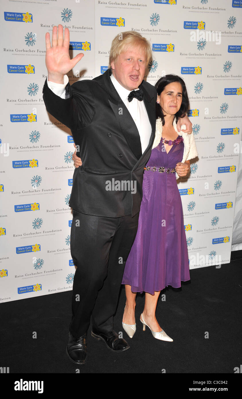 Boris Johnson and Marina Wheeler Raisa Gorbachev Foundation Party held ...