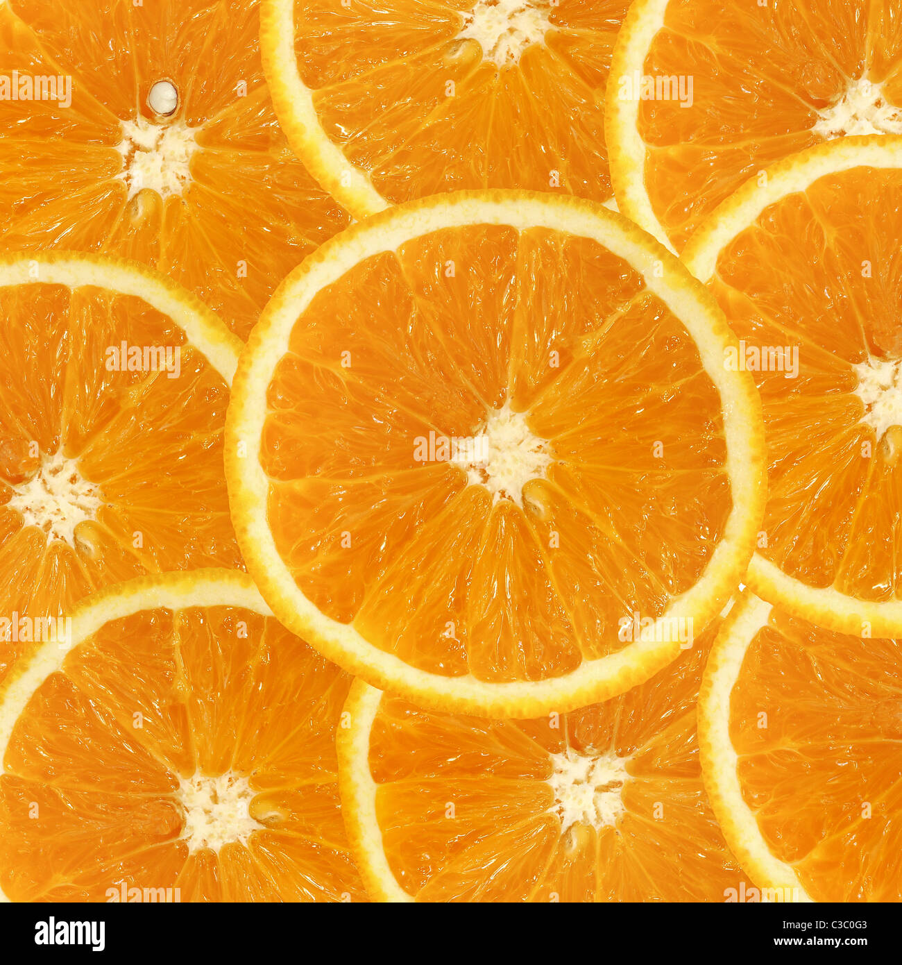 Orange slices background Stock Photo - Alamy