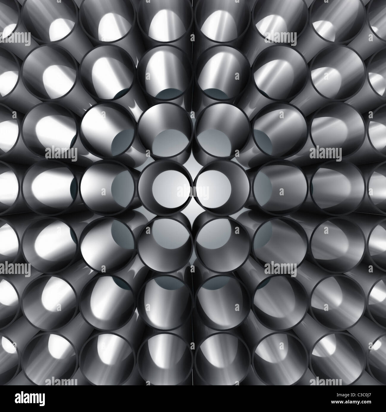 metal tube background Stock Photo - Alamy