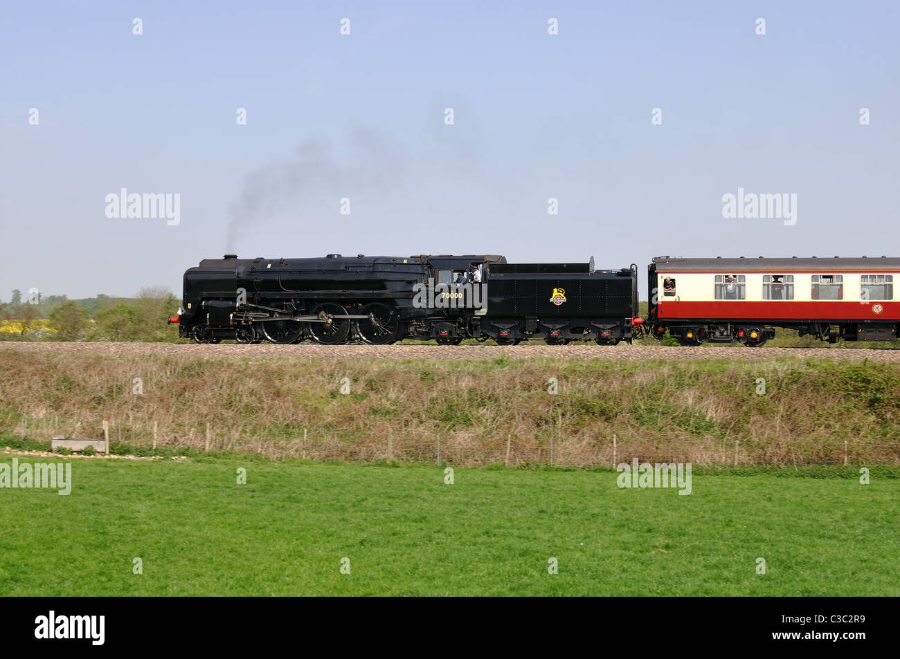 Britannia steam locomotive hi-res stock photography and images - Alamy