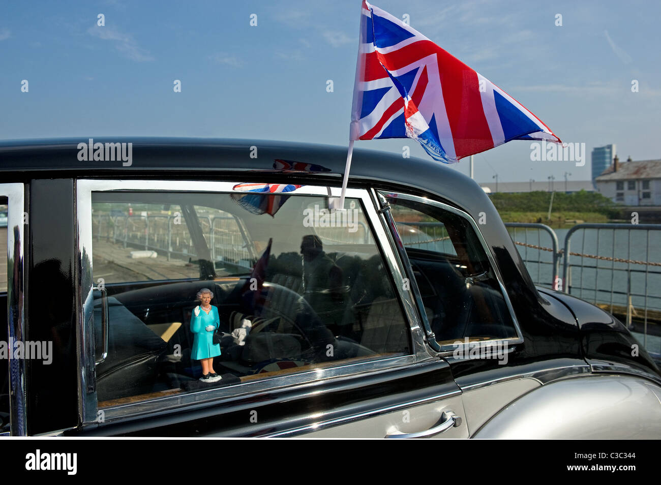 Union Jack Car On Flag High Resolution Stock Photography and Images - Alamy
