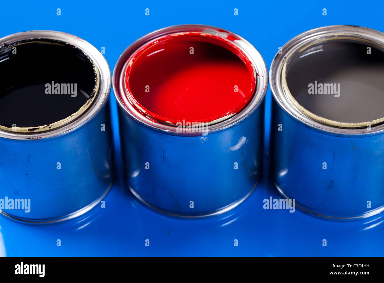 cans of paint Stock Photo - Alamy