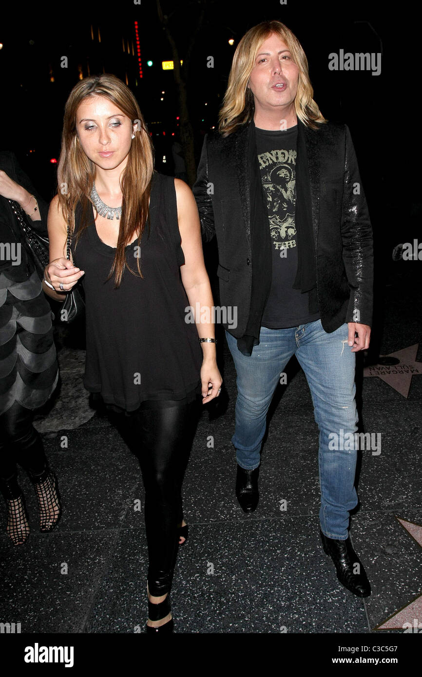 Steven Cojocaru fashion critic leaving Bardot nightclub with a friend ...