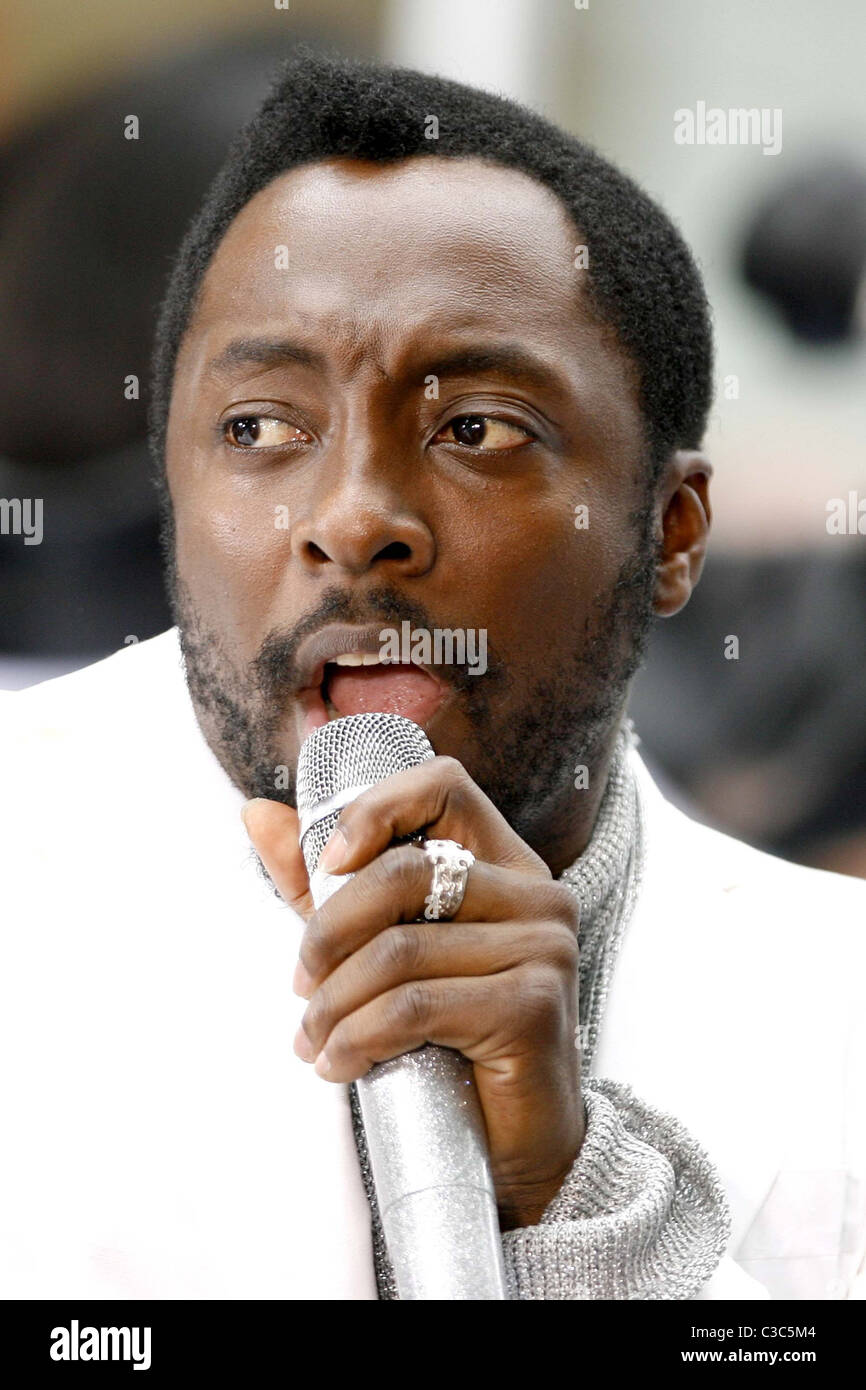 will.i.am Black Eyed Peas performing live on the Today Show's Concert ...