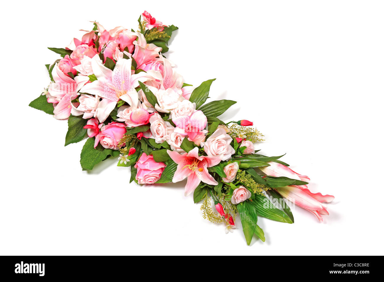 Spring summer flower composition Cut Out Stock Images & Pictures - Alamy