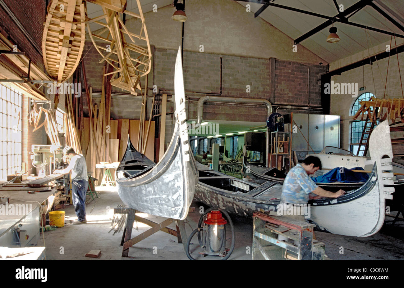 Building a gondola at Giudecca island Venezia Veneto Italia Stock Photo ...