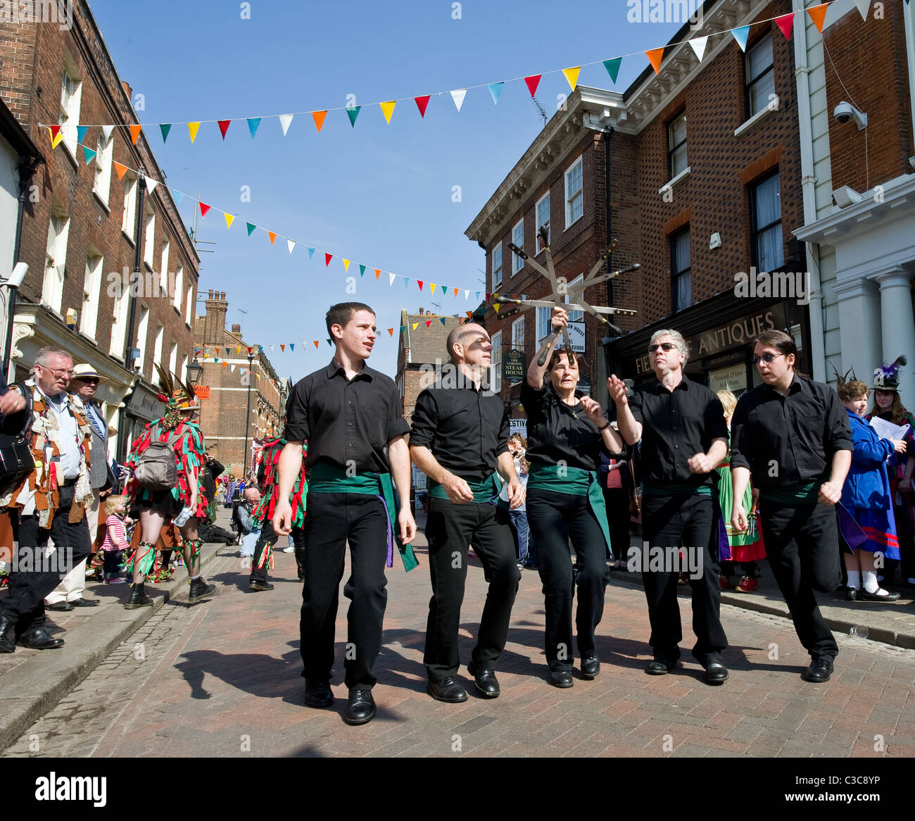 Rockingham Rapper dancing at the Sweeps Festival Stock Photo - Alamy
