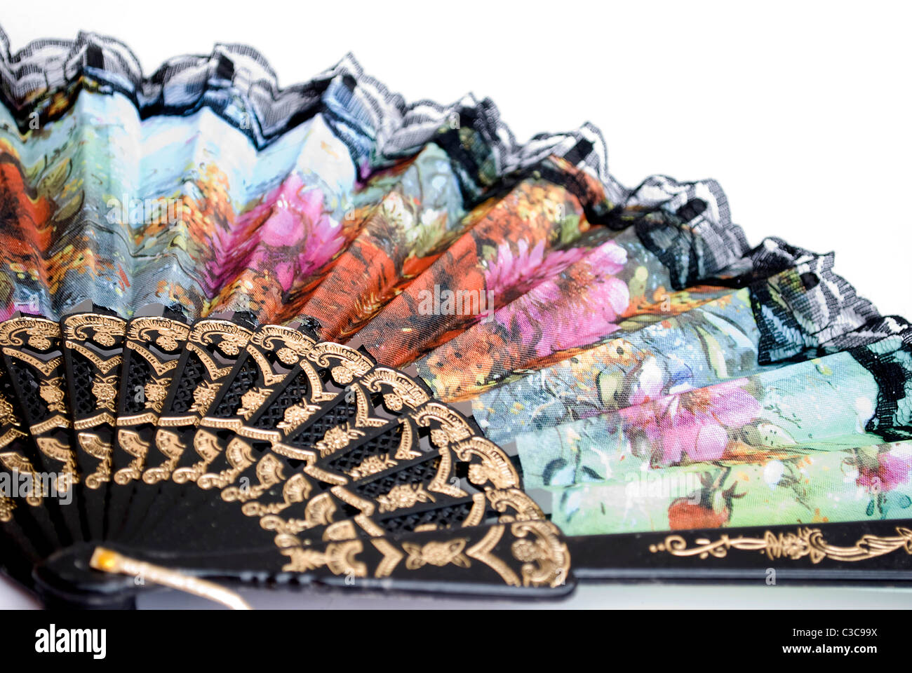 Chinese pattern hand fan hi-res stock photography and images - Alamy