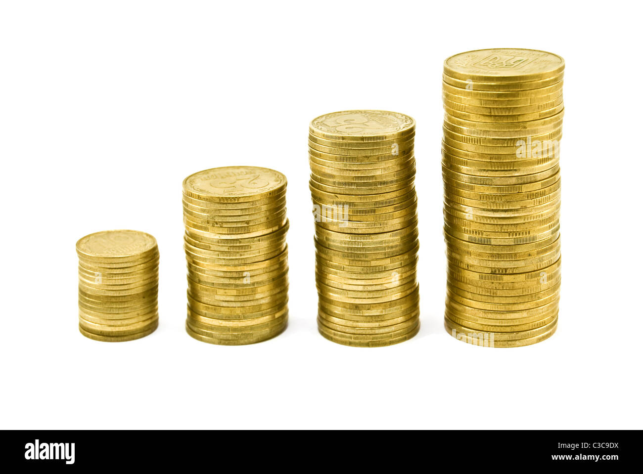 copecks are isolated on a white background Stock Photo - Alamy