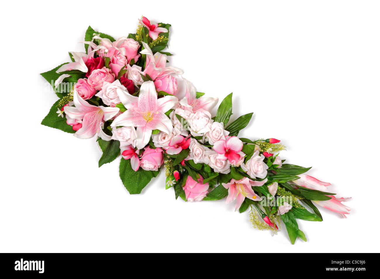 Wedding flower composition isolated on white background Stock Photo - Alamy