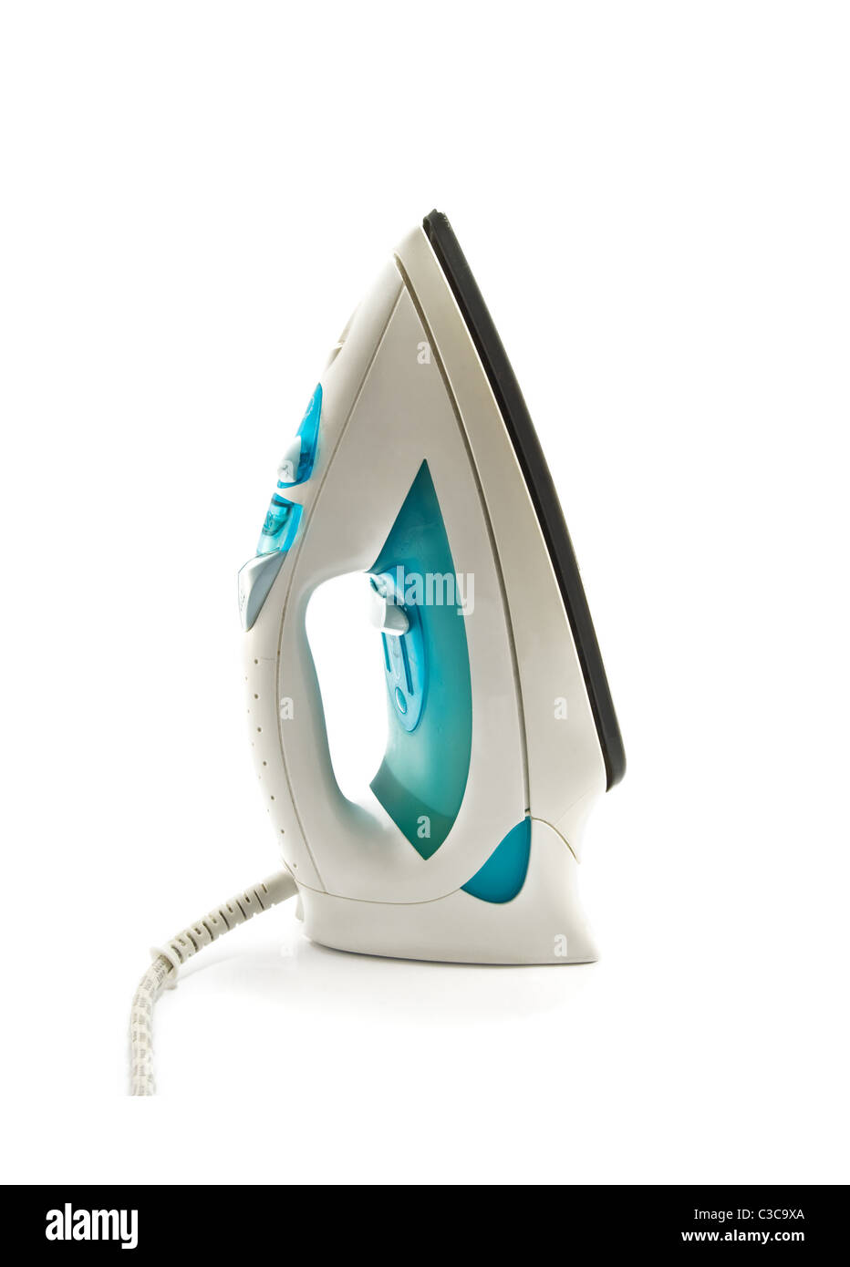 electric iron is isolated on white Stock Photo - Alamy