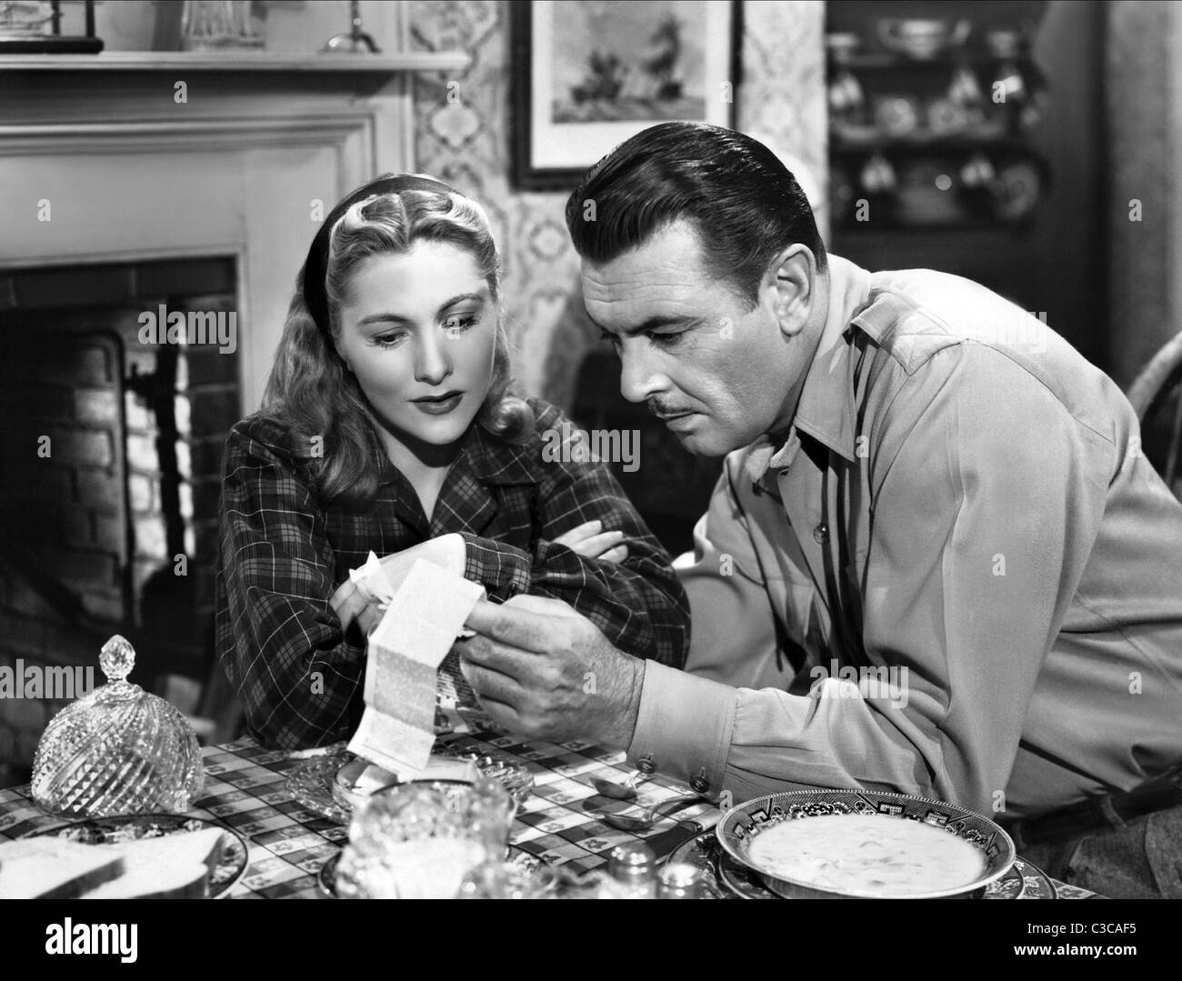 JOAN FONTAINE, GEORGE BRENT, THE AFFAIRS OF SUSAN, 1945 Stock Photo - Alamy