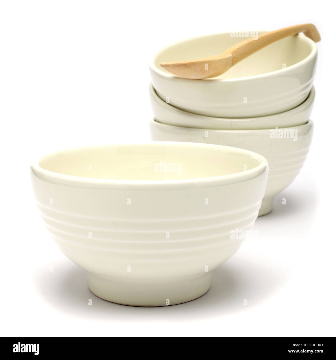 empty soup bowls Stock Photo - Alamy