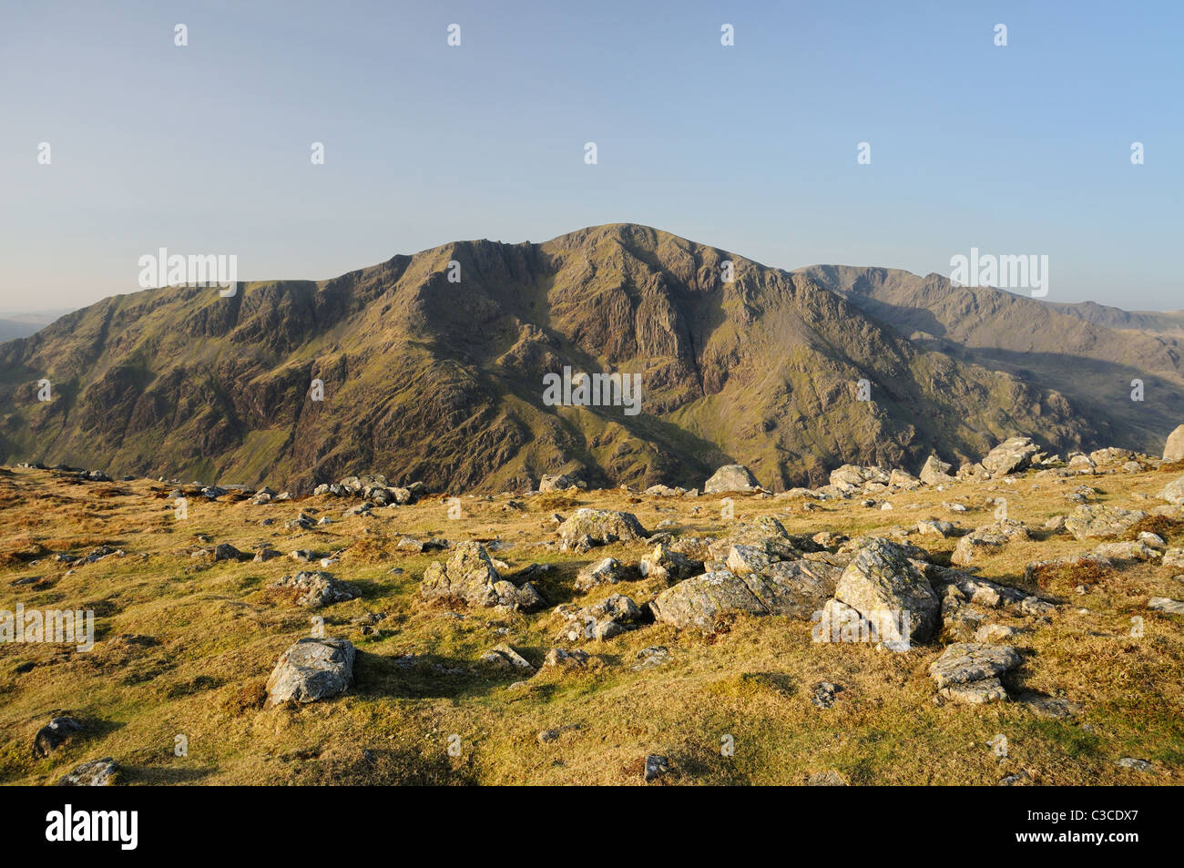 View to Pillar from High Crag in the English Lake District Stock Photo ...
