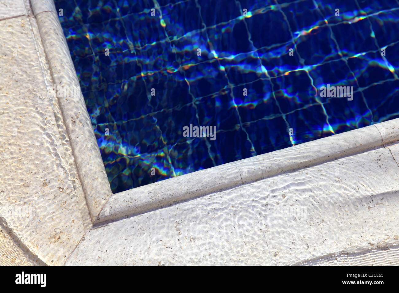 Side of swimming pool Stock Photo - Alamy