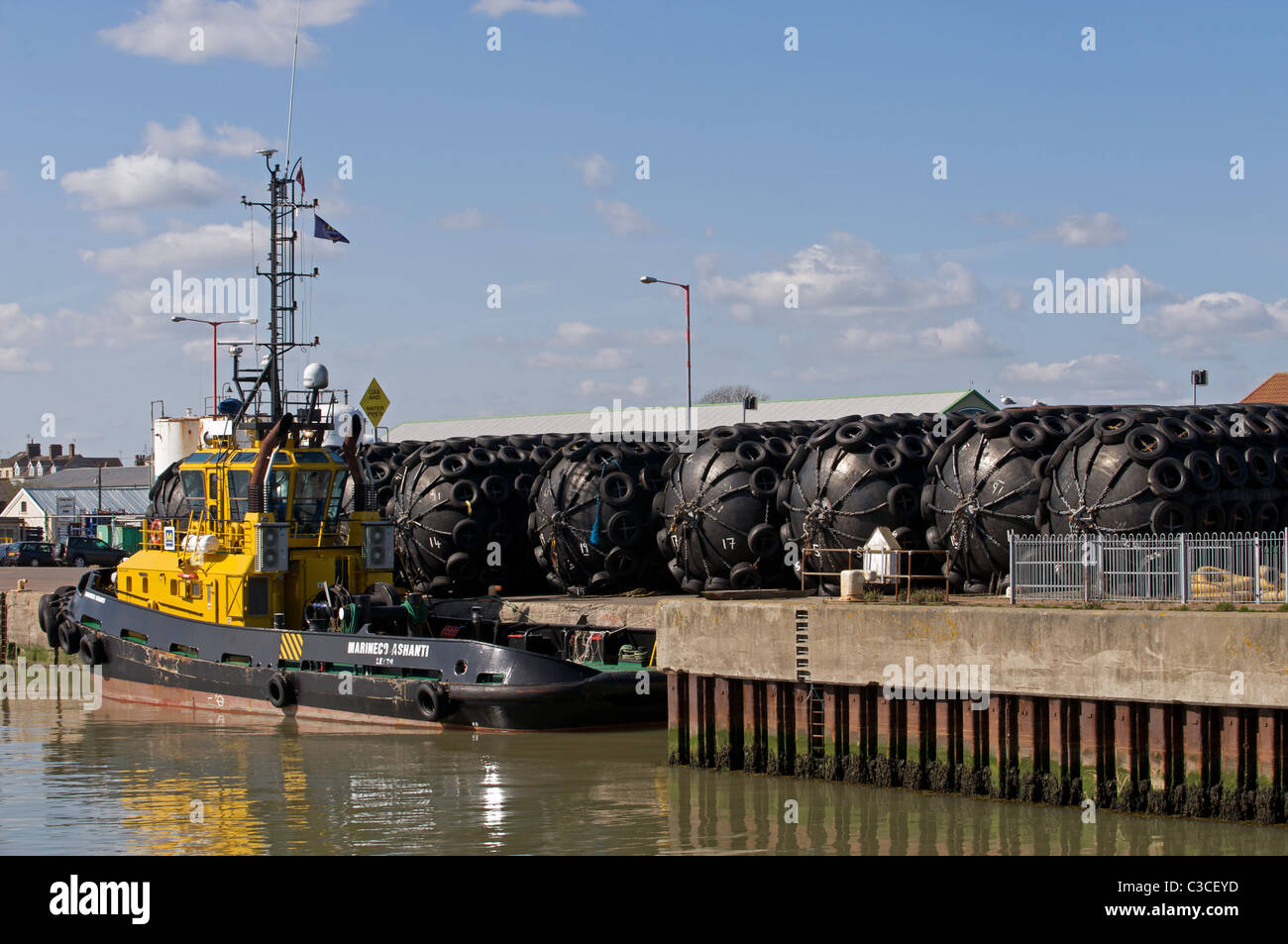 Port of Lowestoft, Suffolk UK Stock Photo - Alamy