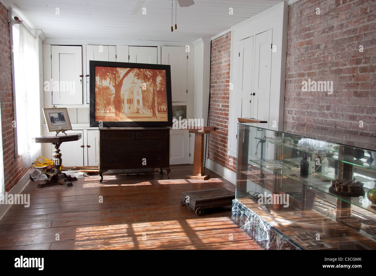 Georgia, St. Marys. Historic Orange Hall, c. 1838, Antebellum Greek ...