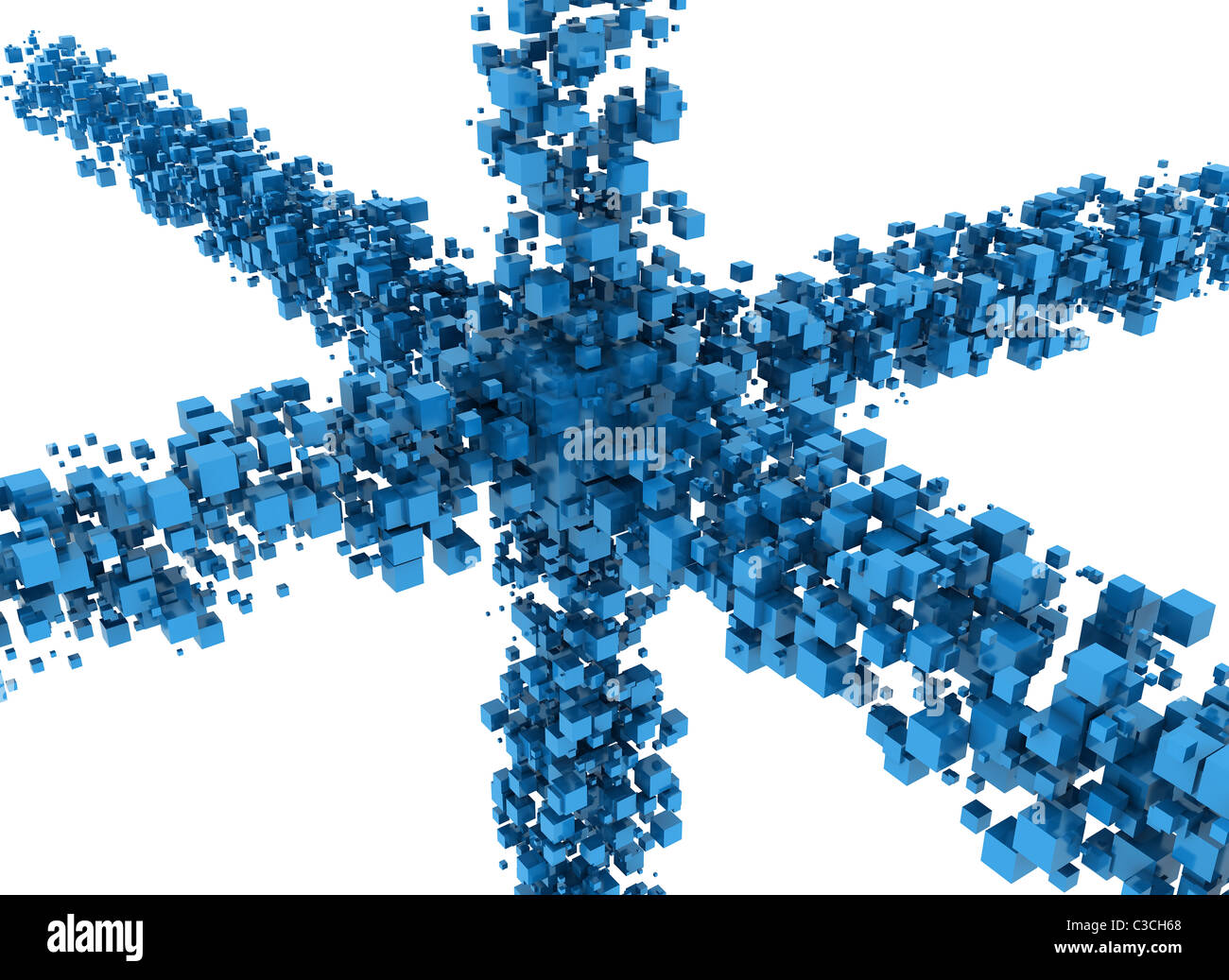 Abstract network illustration Stock Photo - Alamy