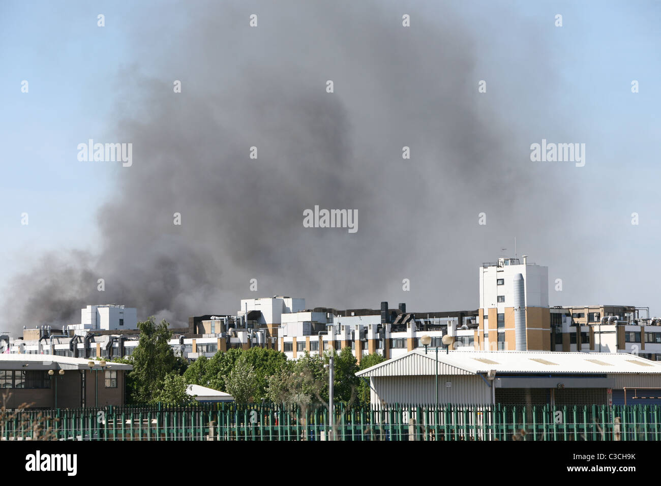 large fire in loughborough at jayplas plastic recycling factory on 2/5 ...
