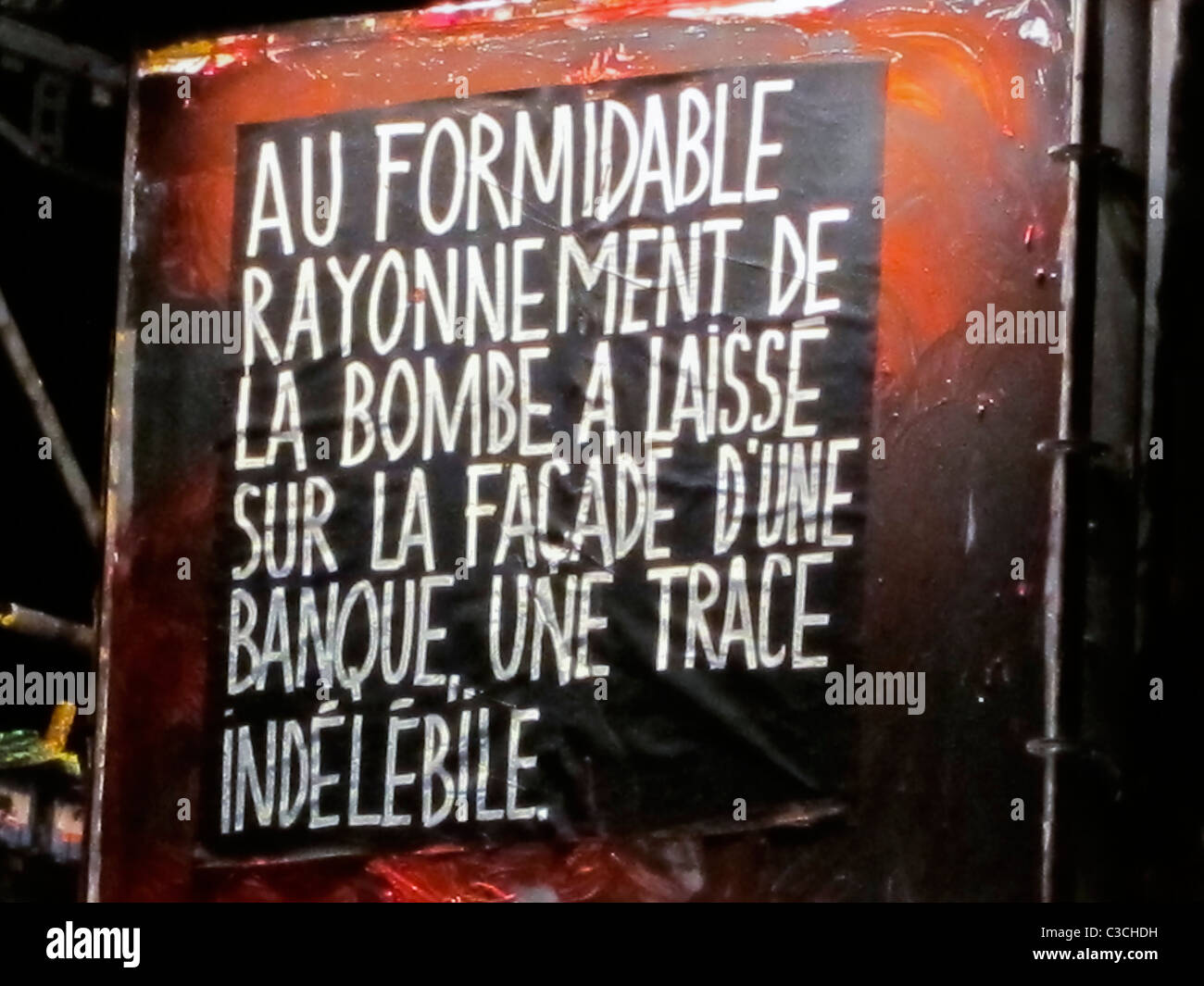 Paris, France, Detail Painting, French Contemporary Arts Performance in ...