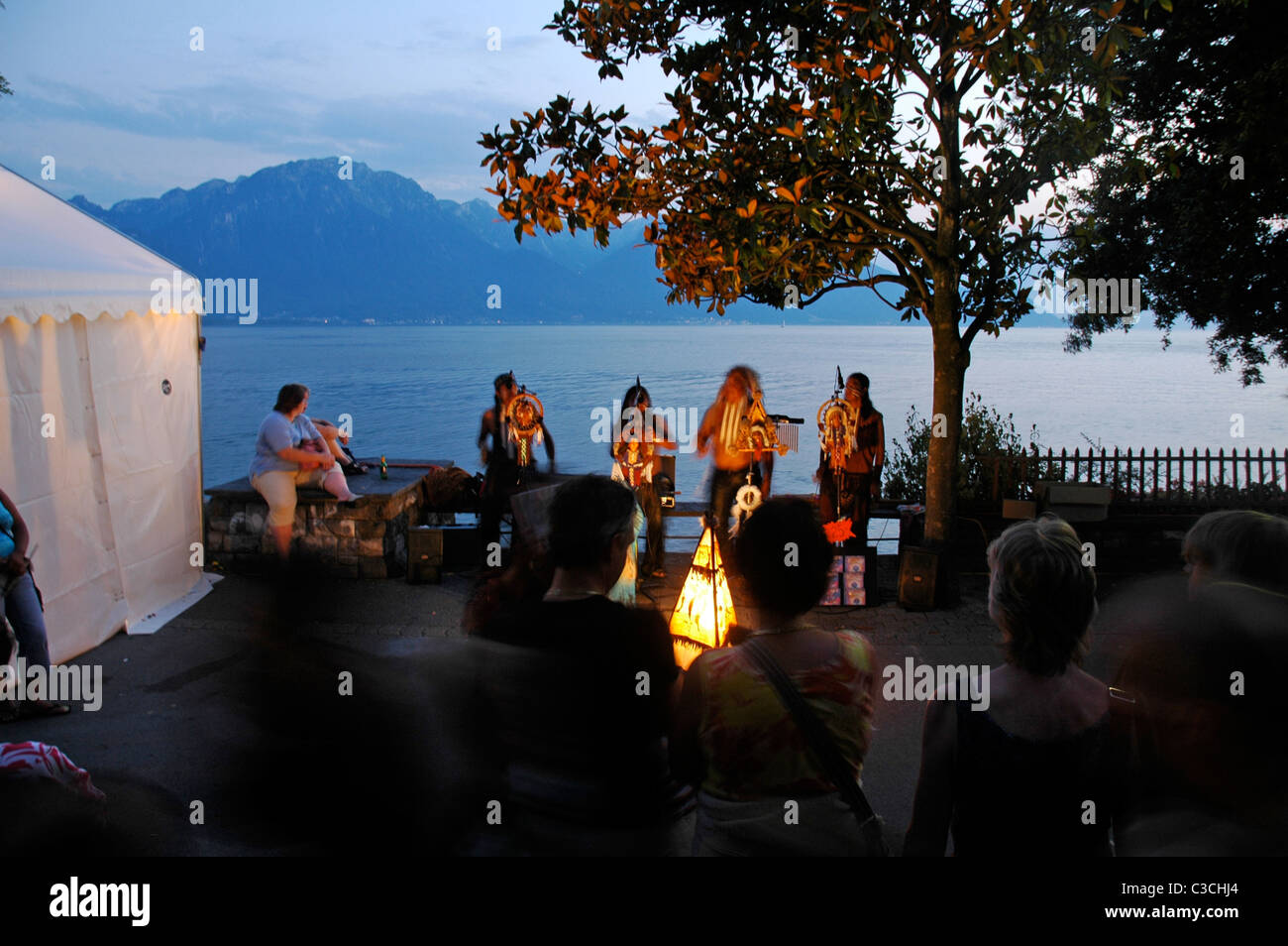 Montreux jazz festival stage hi-res stock photography and images - Alamy