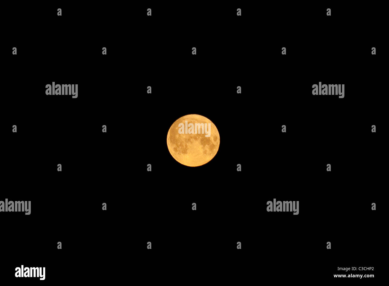 large moon in the night sky Stock Photo - Alamy