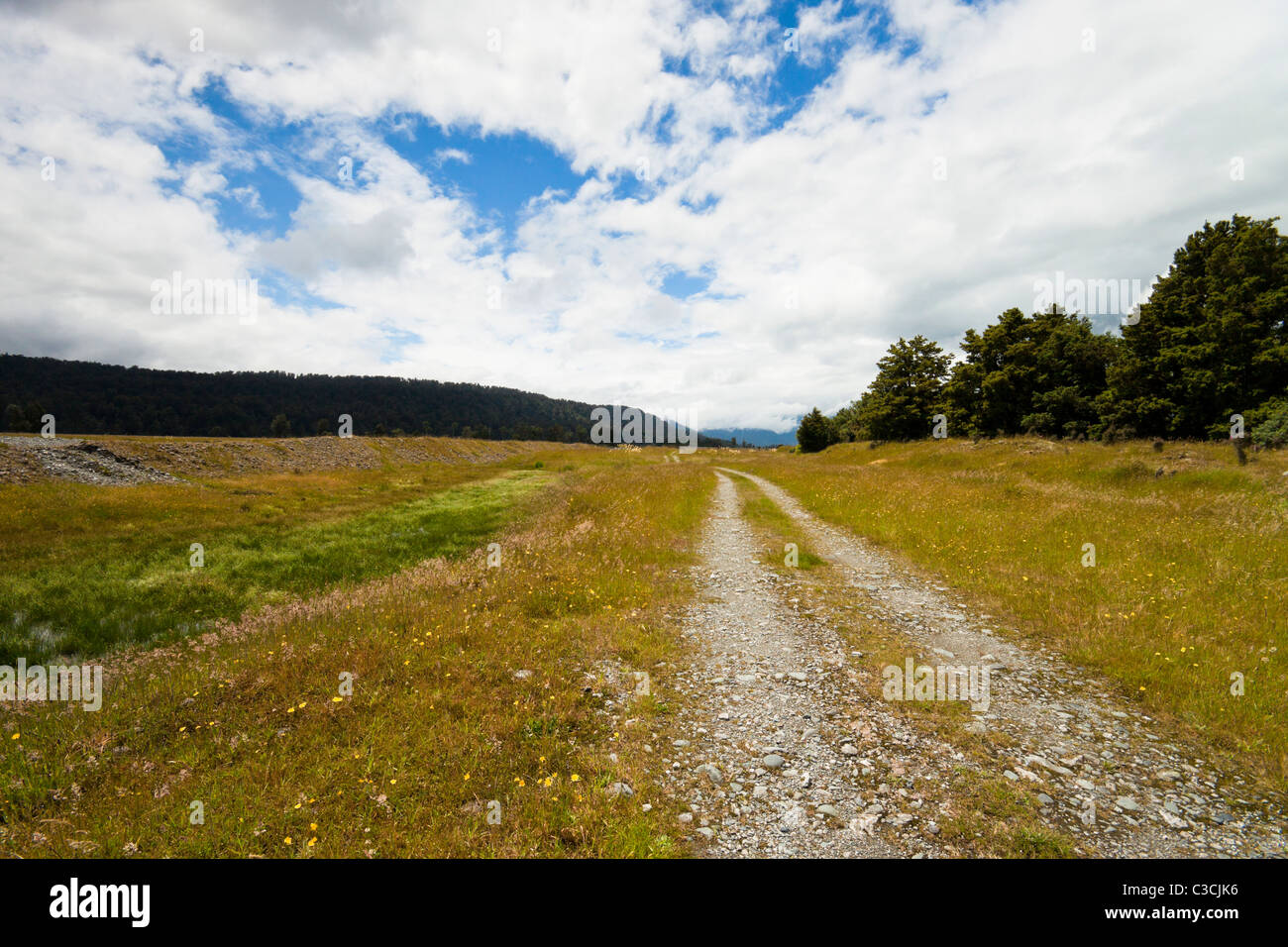 Rocky rural trail, New Zealand Stock Photo - Alamy