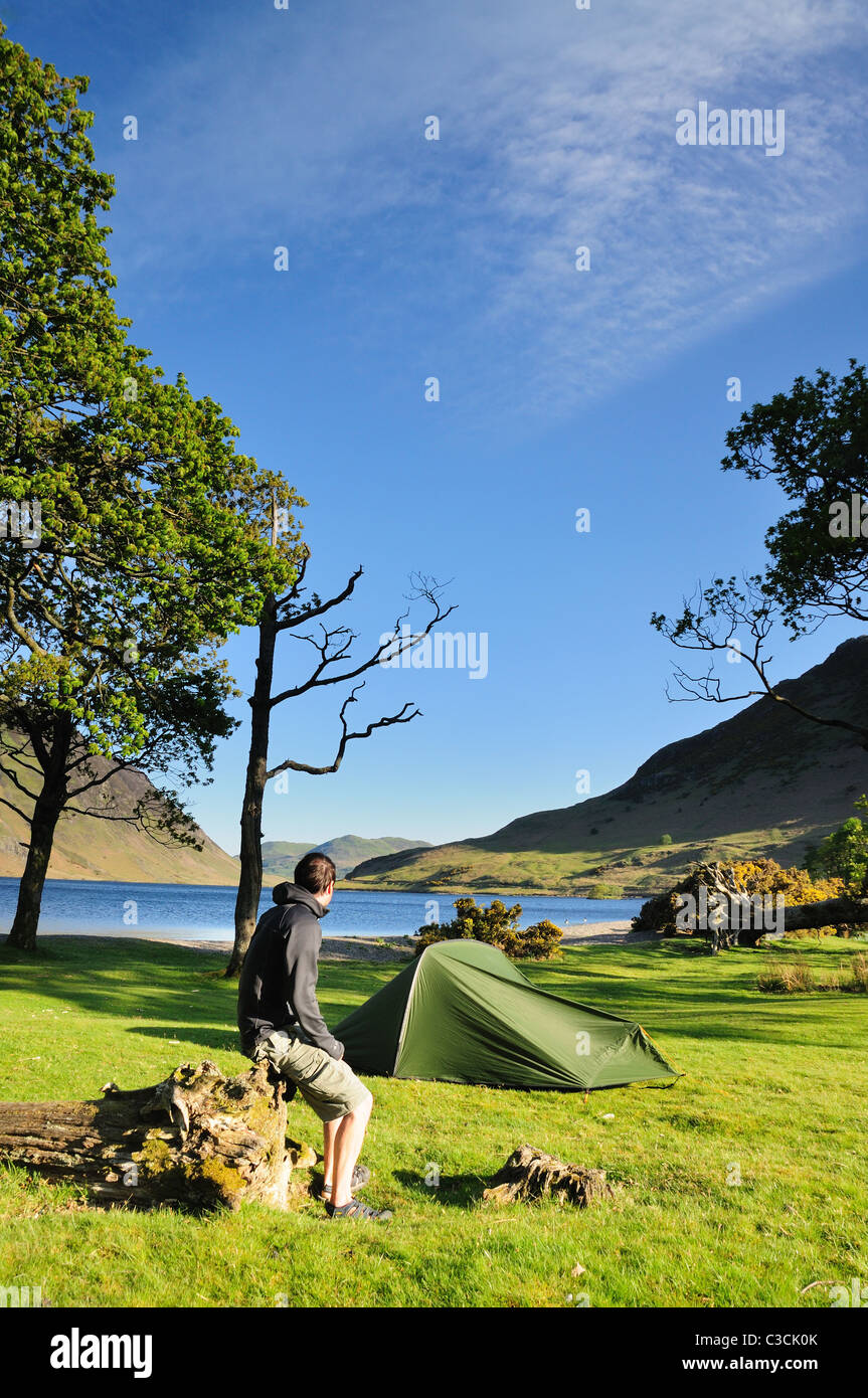 Camping lake district cumbria hi-res stock photography and images - Alamy