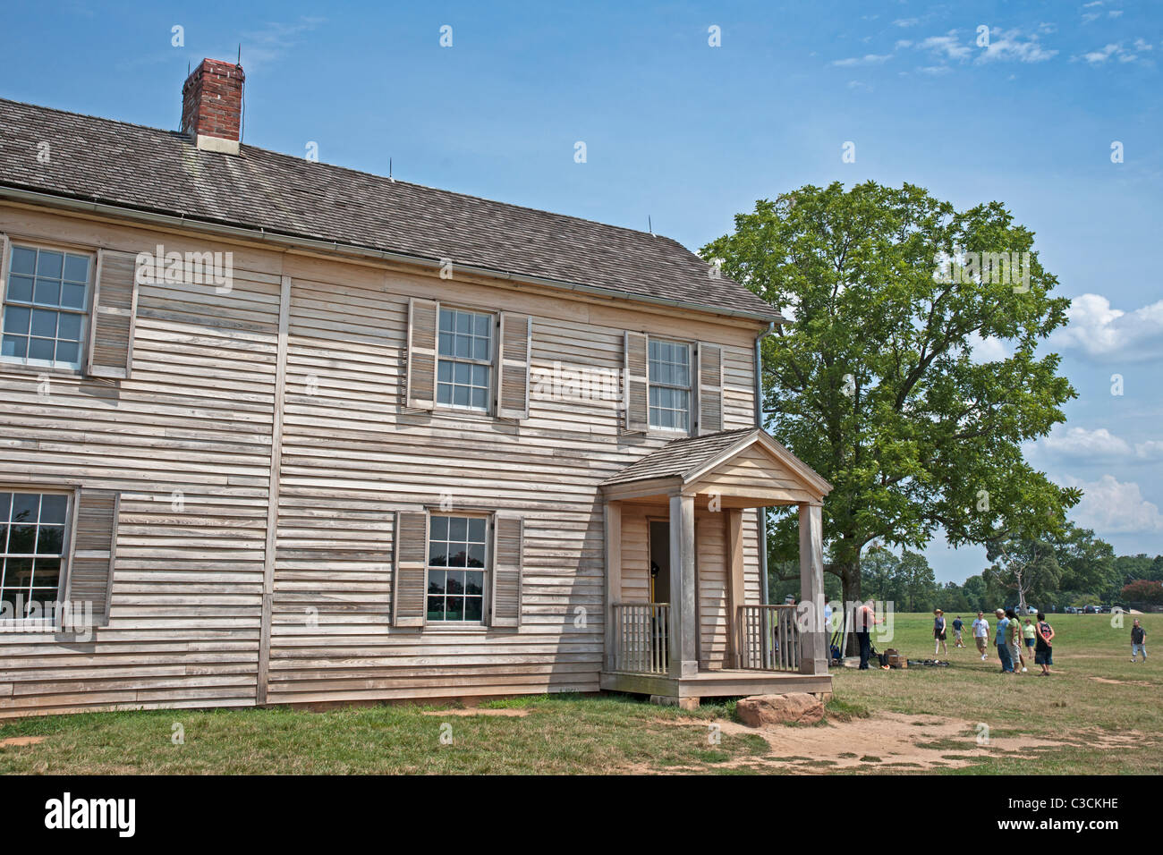The historic Henry House on Henry House Hill, Manassas National ...